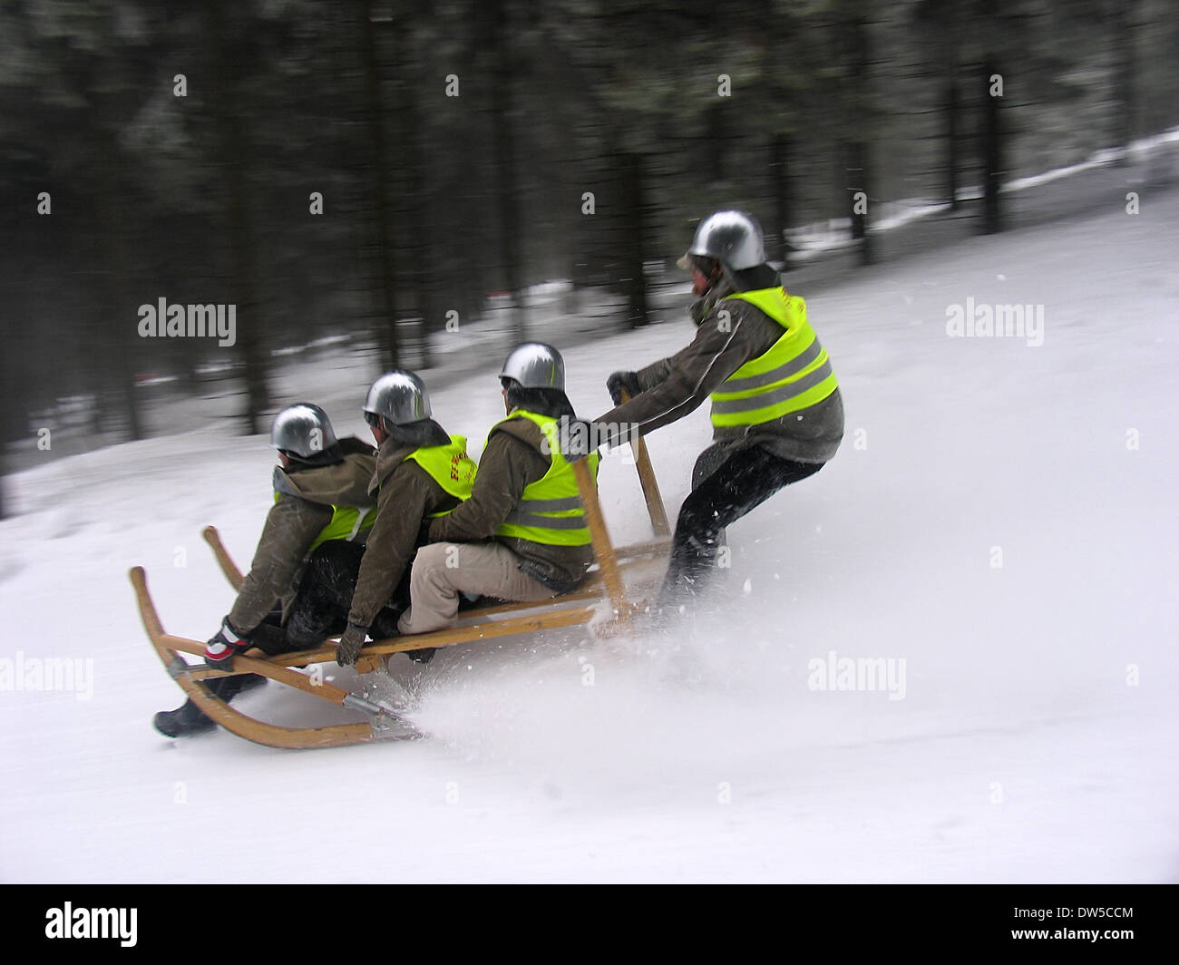 Horn sledge race on the Fichtelberg Oberwiesenthal. For several years ...