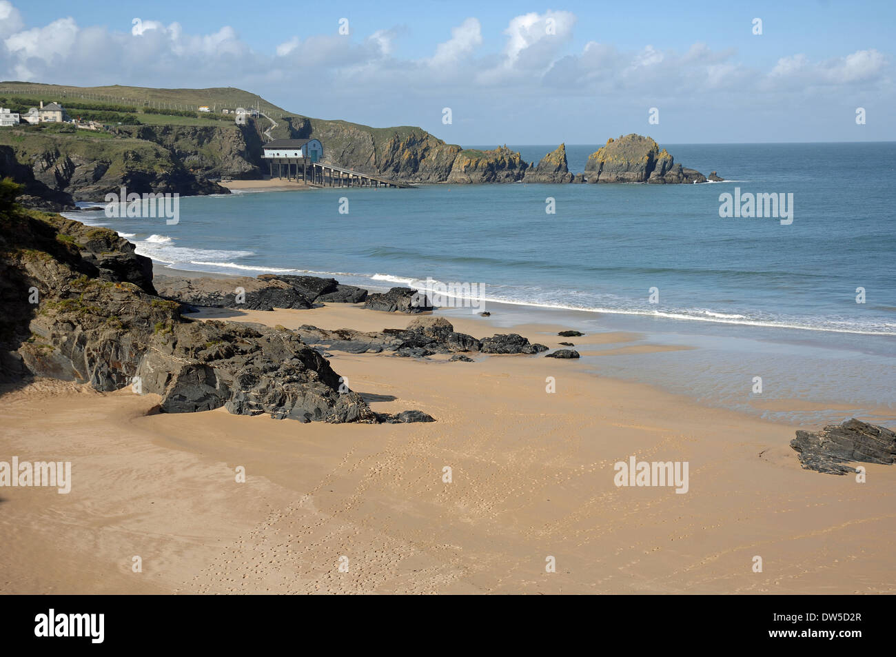 MOTHER IVY'S BAY NORTH CORNWALL Stock Photo - Alamy