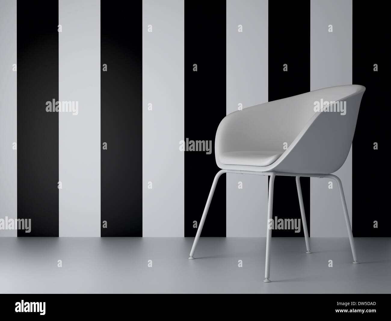 3d render home Interior. High resolution image. Chair in the room Stock ...