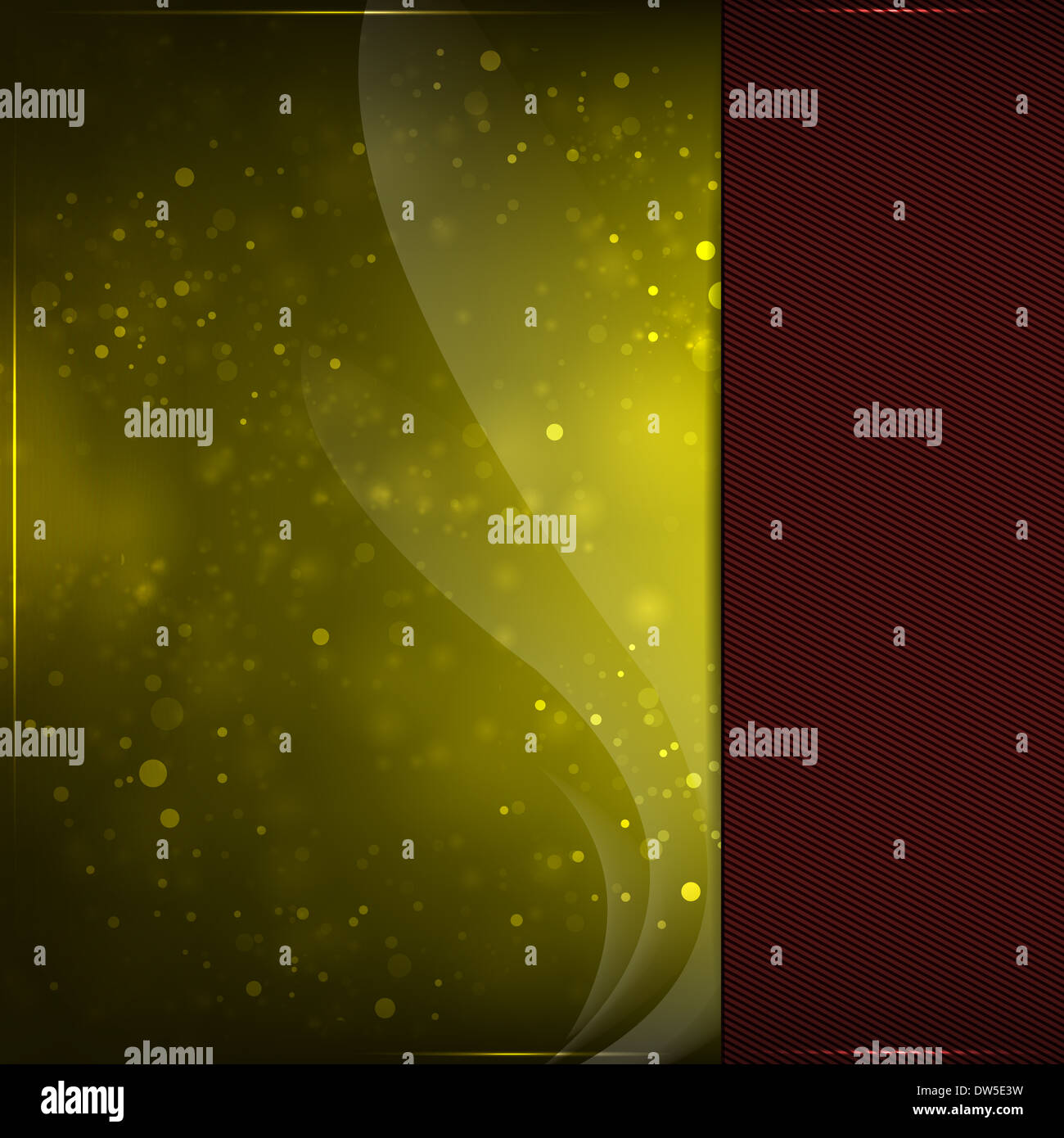 Beautiful golden background with glow sparks and space for text Stock ...