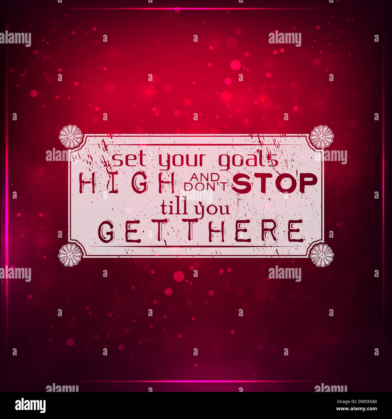 Set your goals high hi-res stock photography and images - Alamy