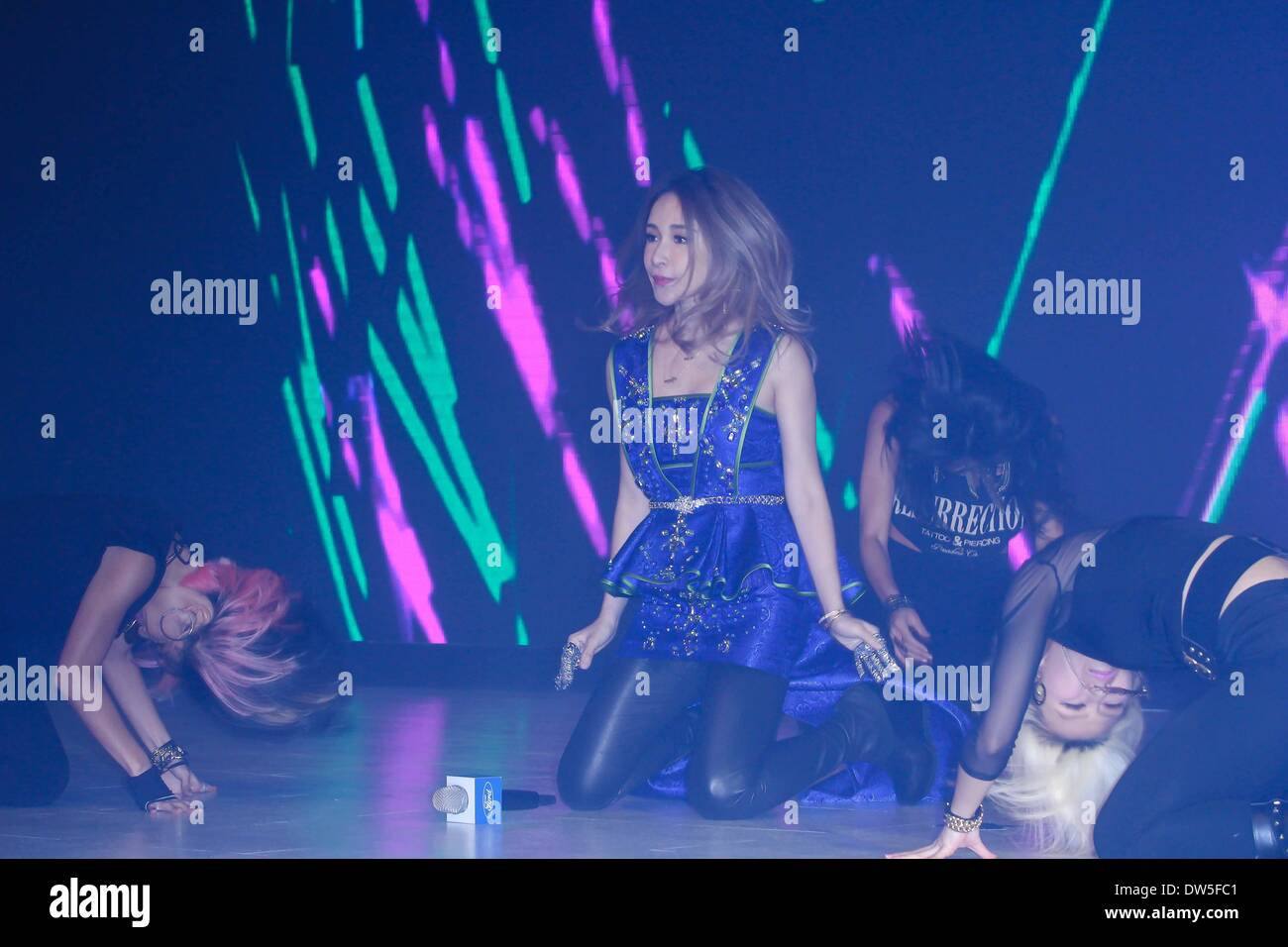 Taipei, Taiwan. 26th Feb, 2014. Singer Elva Hsiao attends commercial ...