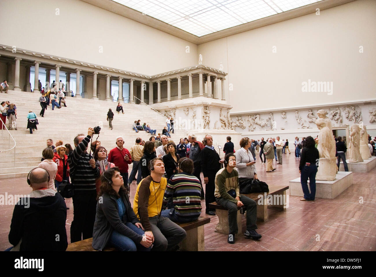 Pergamon museum, Zeus altar, Berlin Stock Photo - Alamy