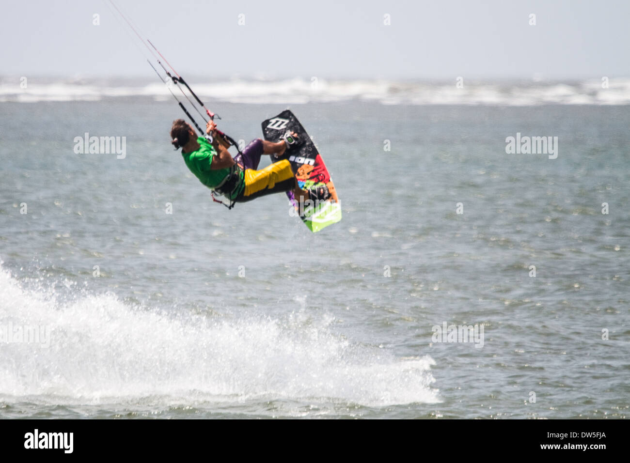 Kite surf in Kenya Stock Photo - Alamy