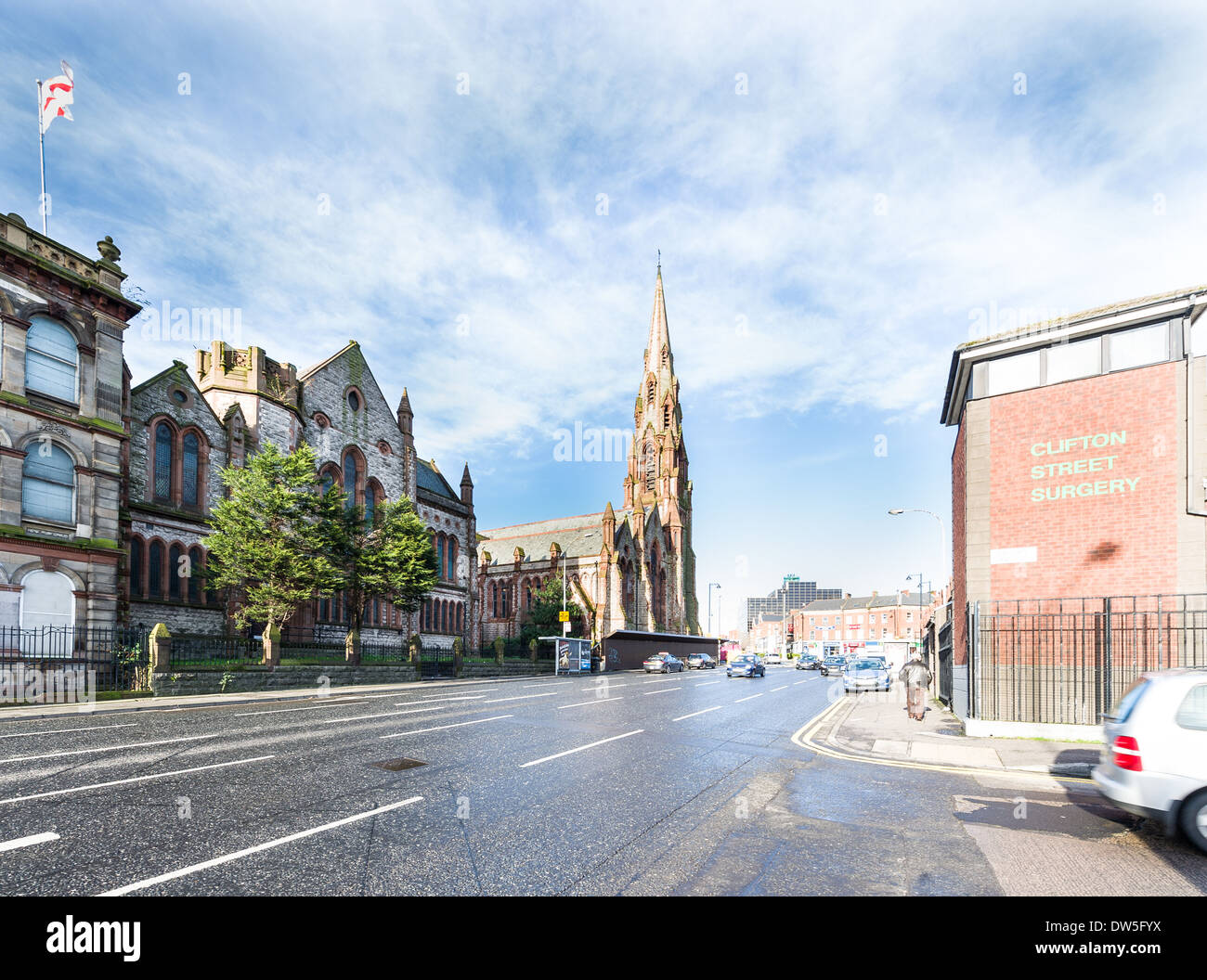 Carlisle Circus Methodist Church. Designed in the Gothic Revival style ...