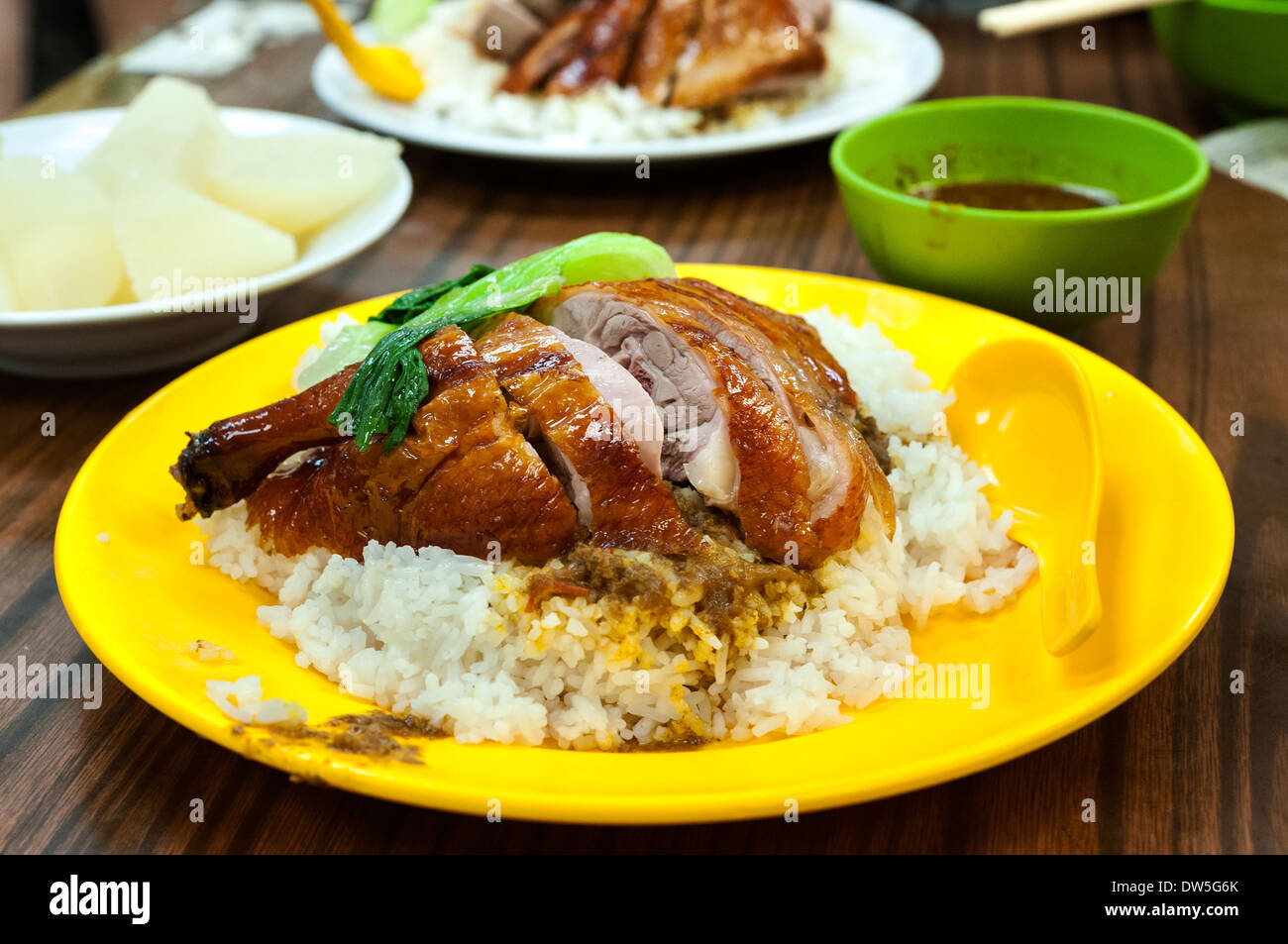 Roast duck with rice at a local Hong Kong restaurant Stock Photo - Alamy
