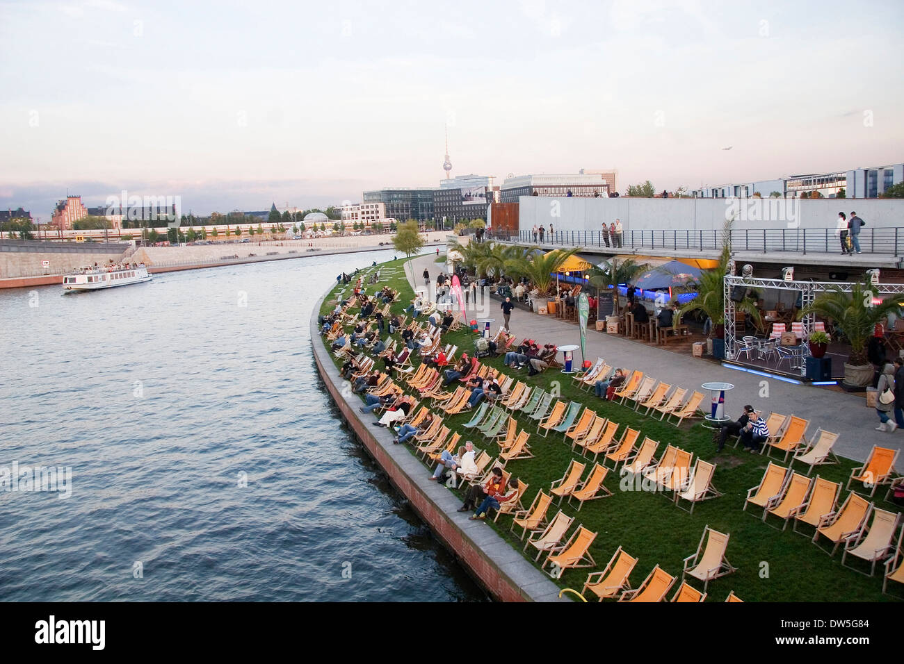 Spree river, Berlin Stock Photo - Alamy
