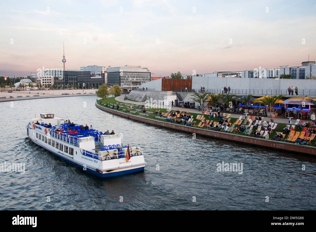 Spree river, Berlin Stock Photo - Alamy
