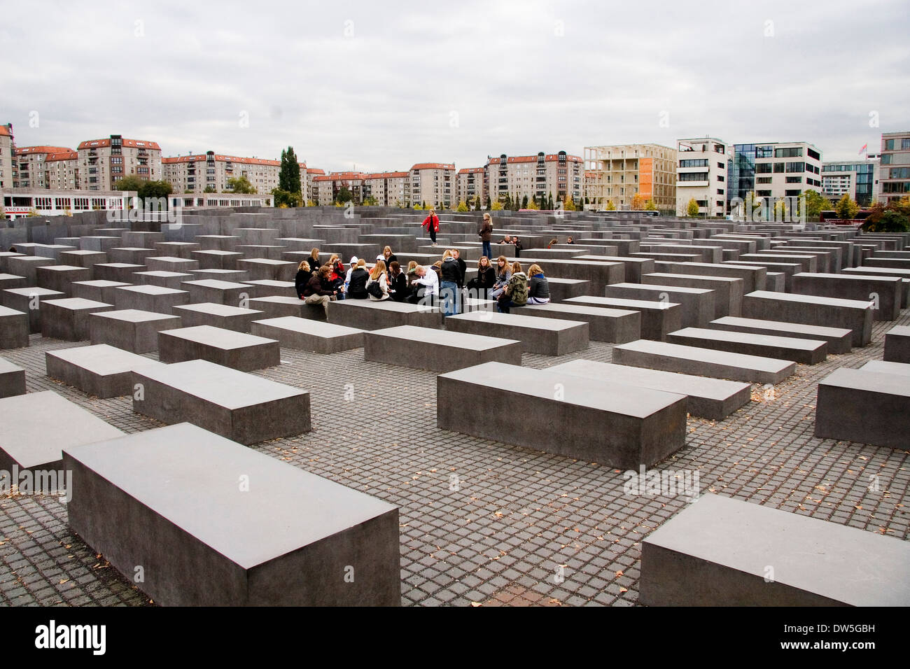 Jew Holocaust memorial in Berlin Stock Photo - Alamy