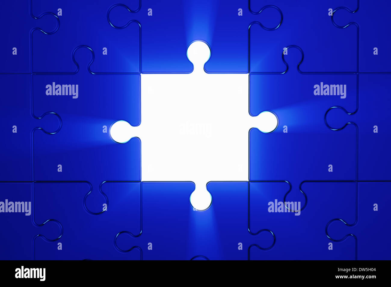 Puzzle Connection Logical Intelligence Concept Stock Photo - Alamy