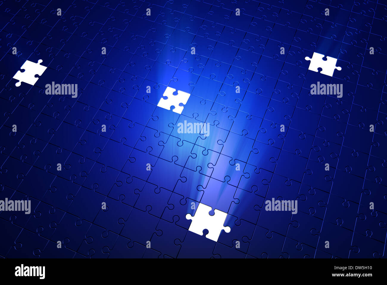 Puzzle Connection Logical Intelligence Concept Stock Photo - Alamy