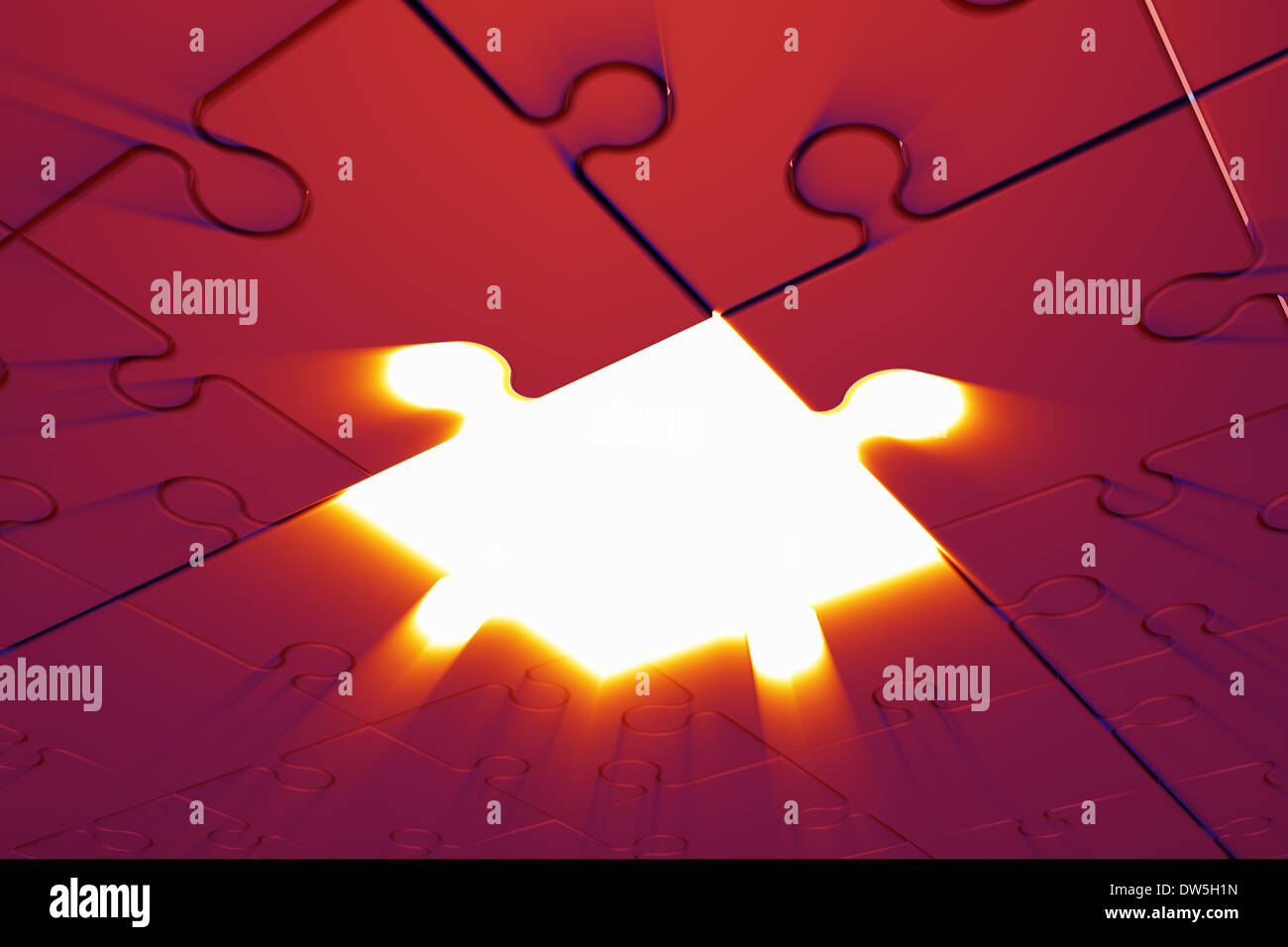 Puzzle Connection Logical Intelligence Concept Stock Photo - Alamy