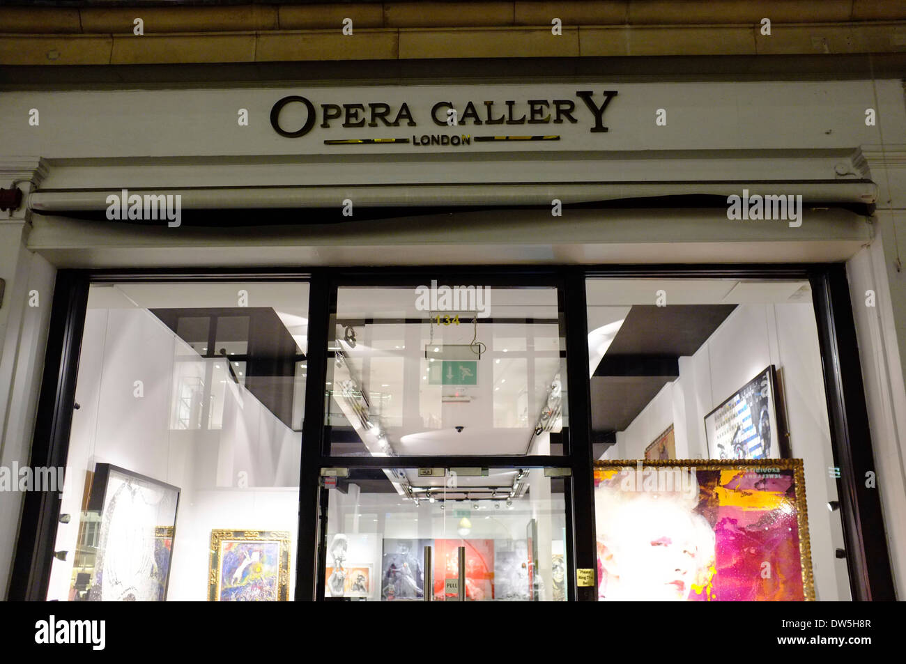 Opera Gallery on Bond Street, London Stock Photo - Alamy