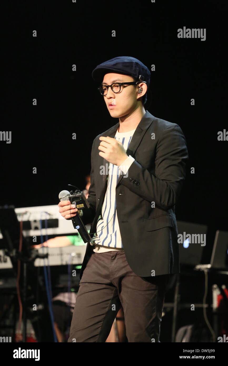 Singer Roger holds concert in Taipei, Taiwan on Thursday February 27 ...