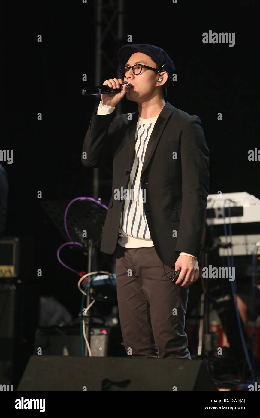 Singer Roger holds concert in Taipei, Taiwan on Thursday February 27 ...