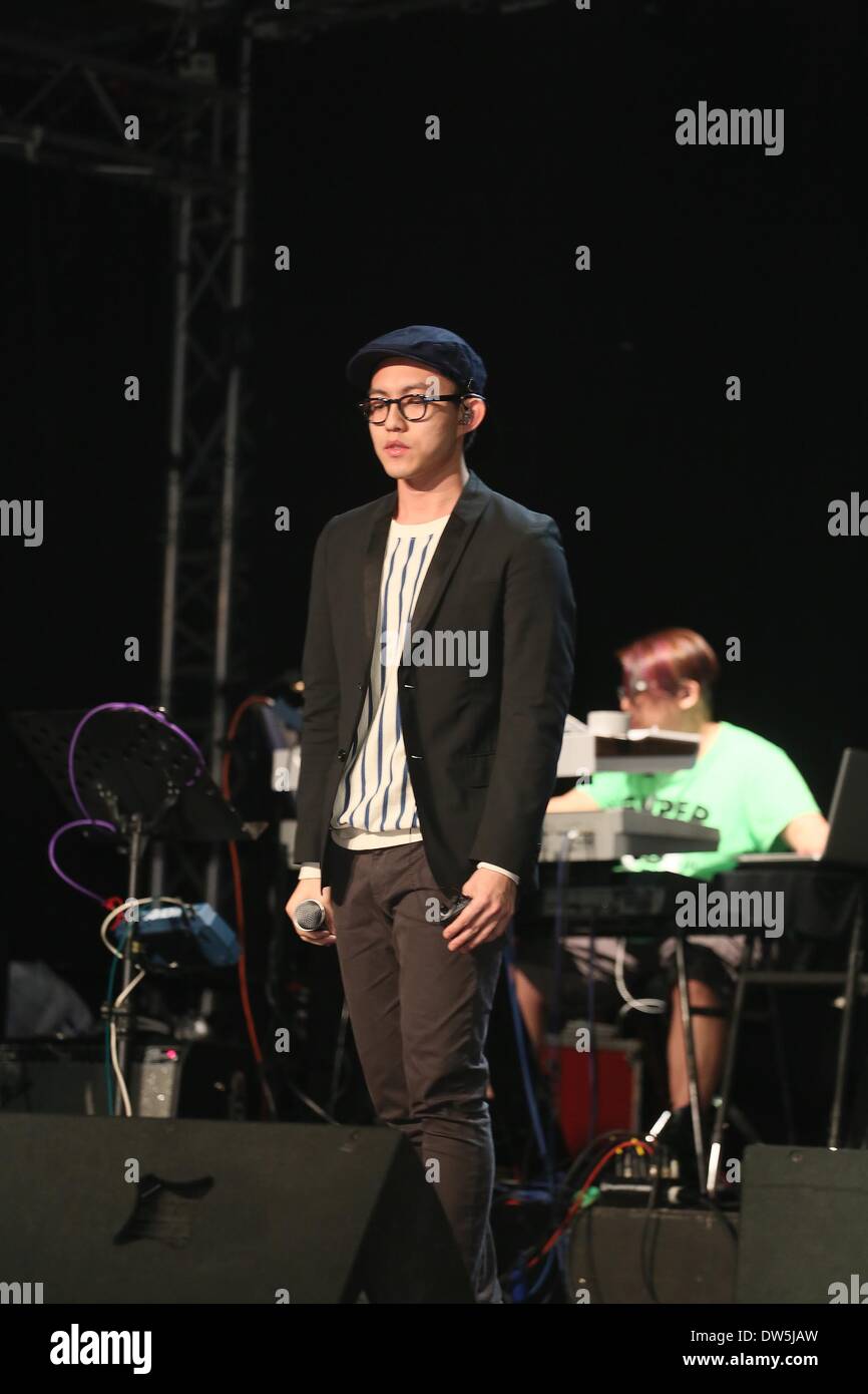 Singer Roger holds concert in Taipei, Taiwan on Thursday February 27 ...