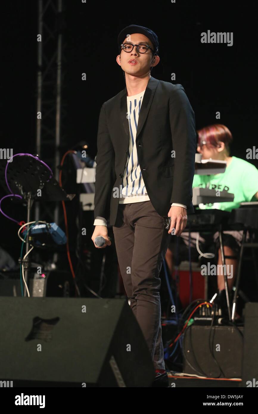 Singer Roger holds concert in Taipei, Taiwan on Thursday February 27 ...