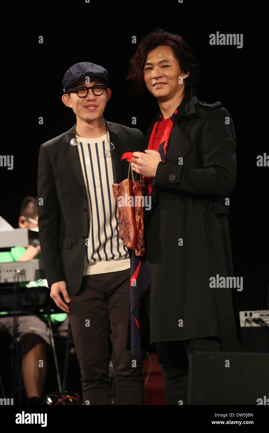 Singer Roger holds concert in Taipei, Taiwan on Thursday February 27 ...