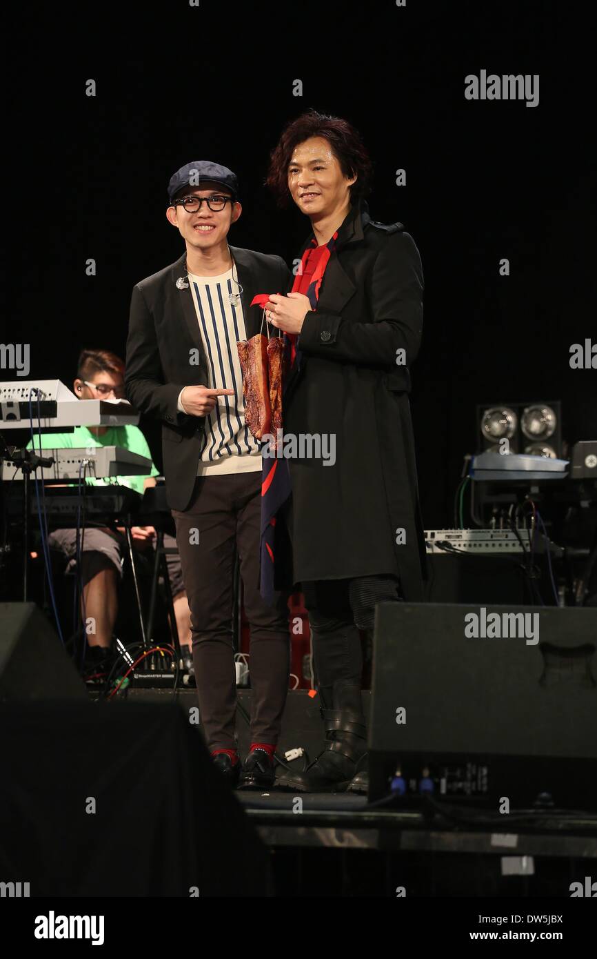 Singer Roger holds concert in Taipei, Taiwan on Thursday February 27 ...