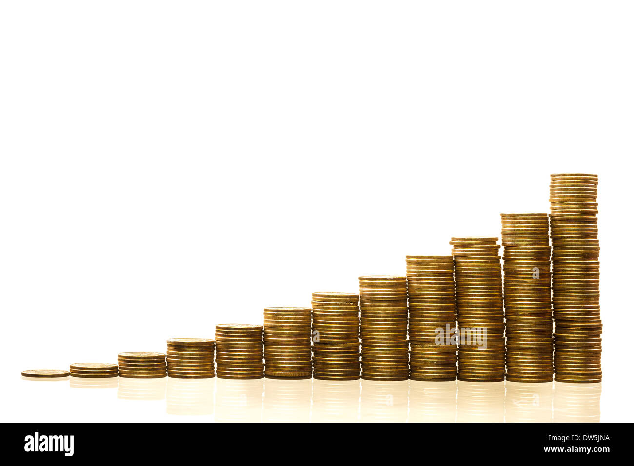 Golden coins design hi-res stock photography and images - Alamy