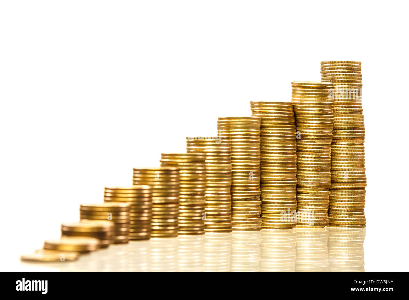 Golden coins design hi-res stock photography and images - Alamy