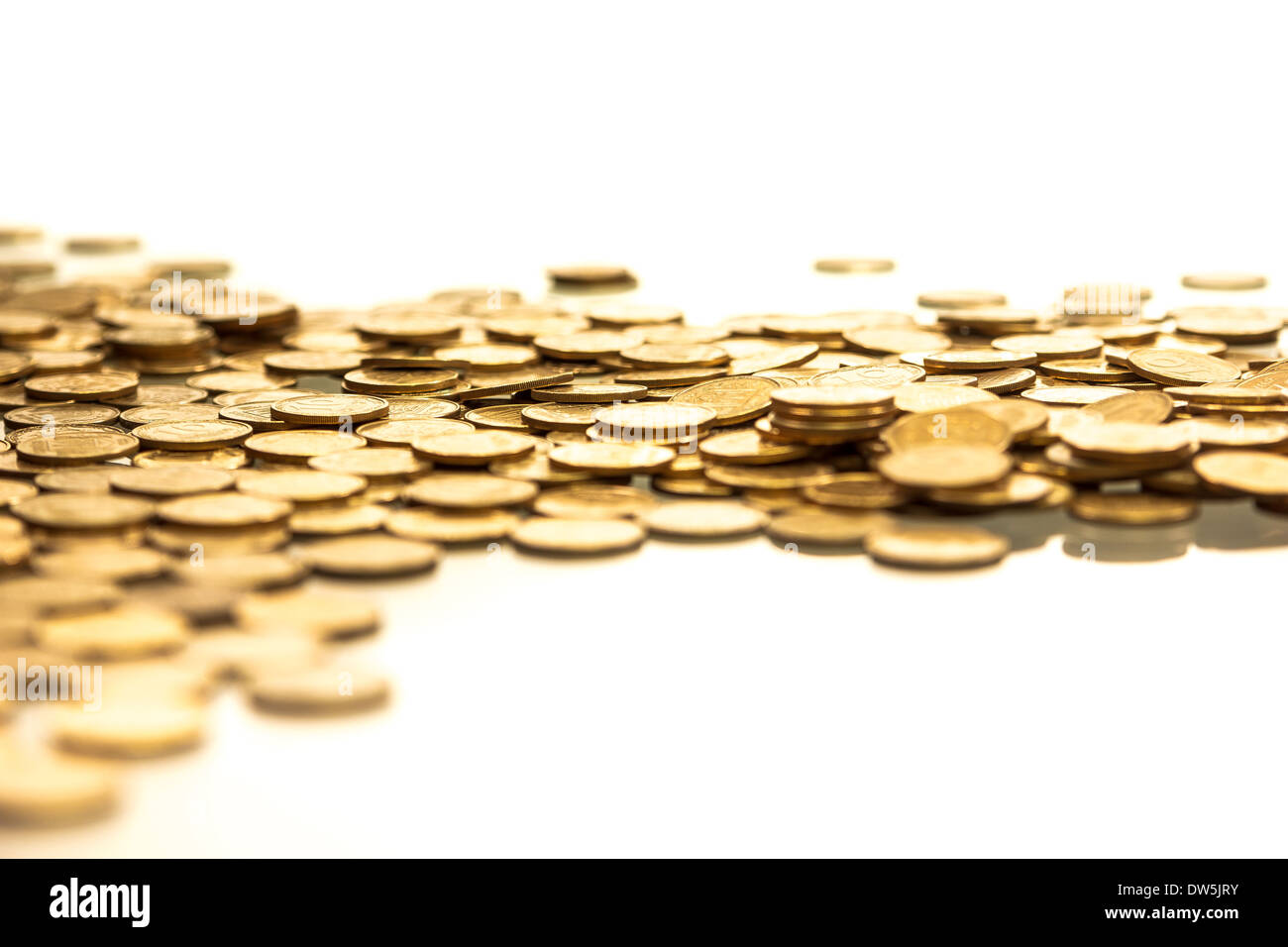 pile of coins Stock Photo - Alamy