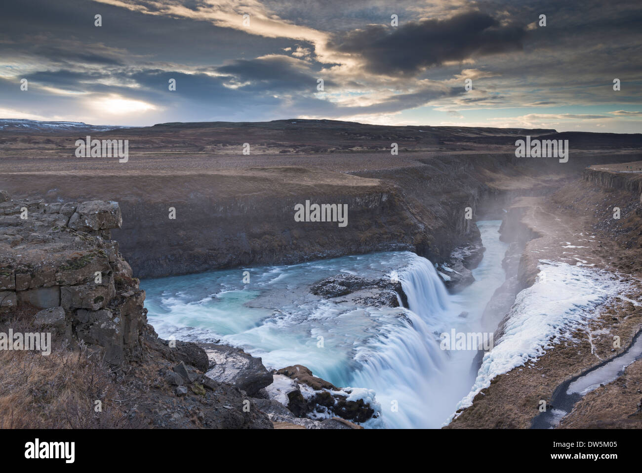 Iceland waterfall not snow hi-res stock photography and images - Alamy