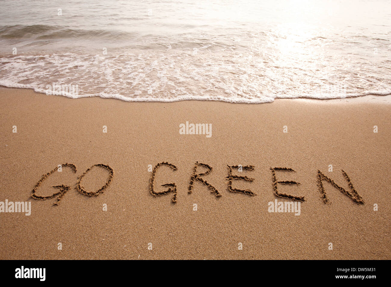 Go green hi-res stock photography and images - Alamy