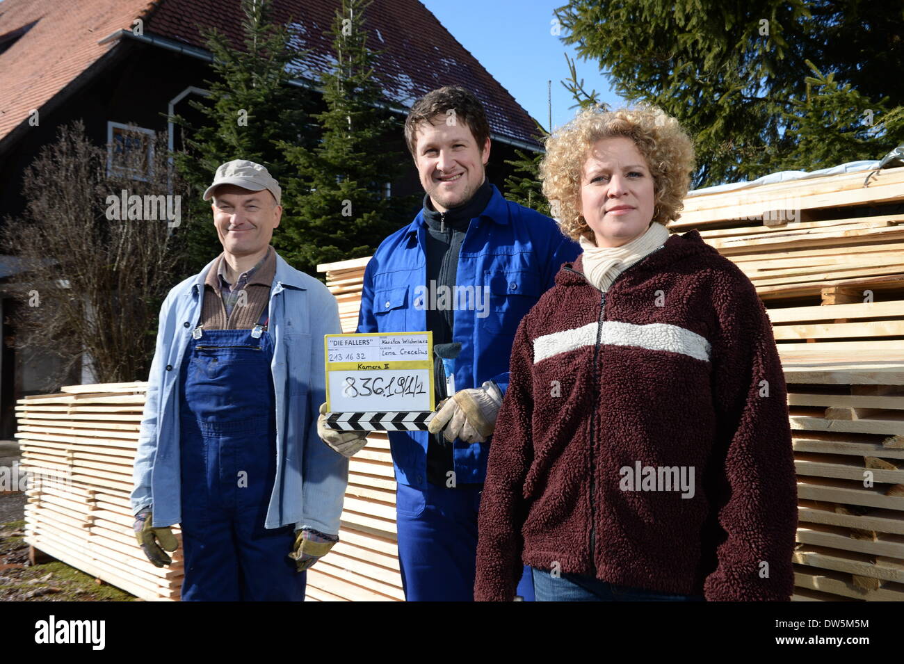 Furtwangen, Germany. 28th Feb, 2014. Actor Peter Scheller as Karl ...