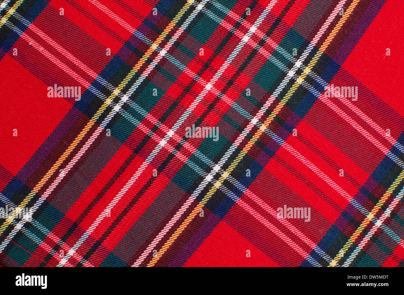 Full frame take of a traditional plaid fabric Stock Photo - Alamy