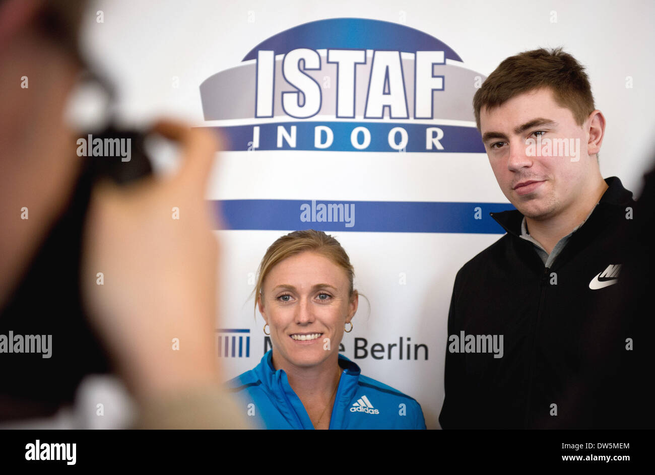 Berlin, Germany. 28th Feb, 2014. Australian hurdles Olympic champion ...