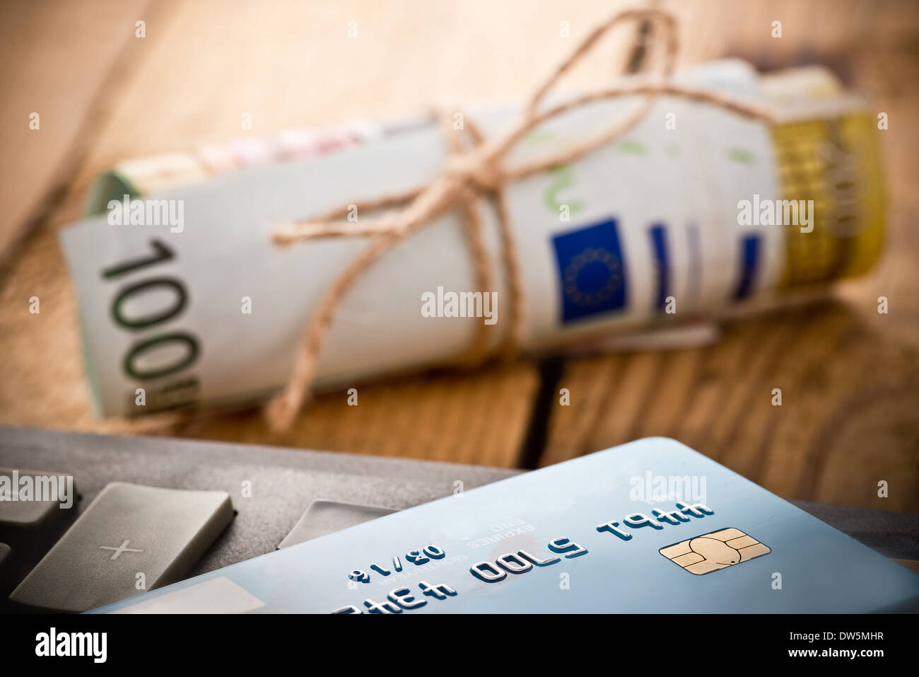 Euros money credit card small currency hi-res stock photography and ...