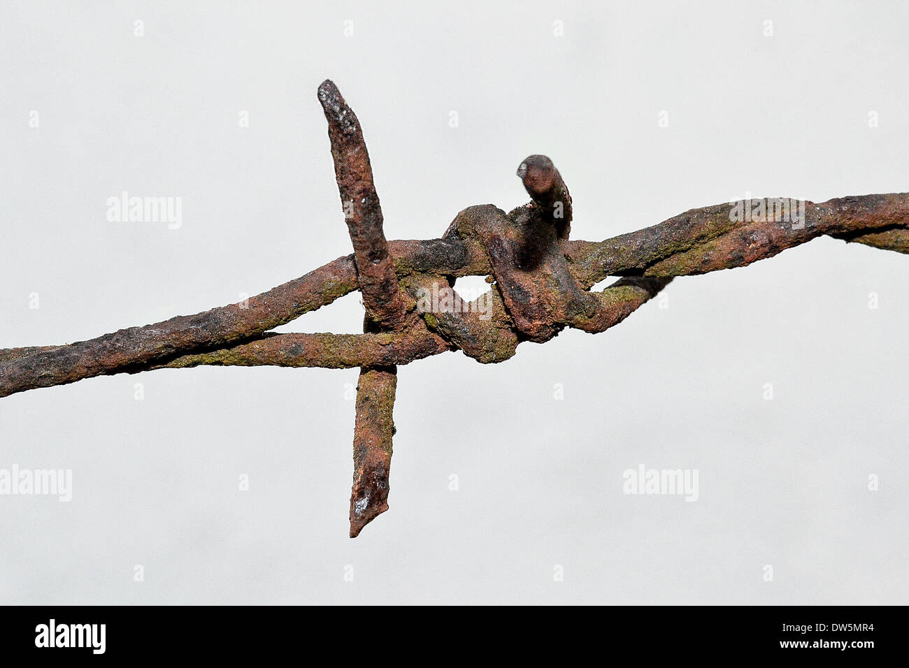 Rusty Iron Barb Stock Photo - Alamy