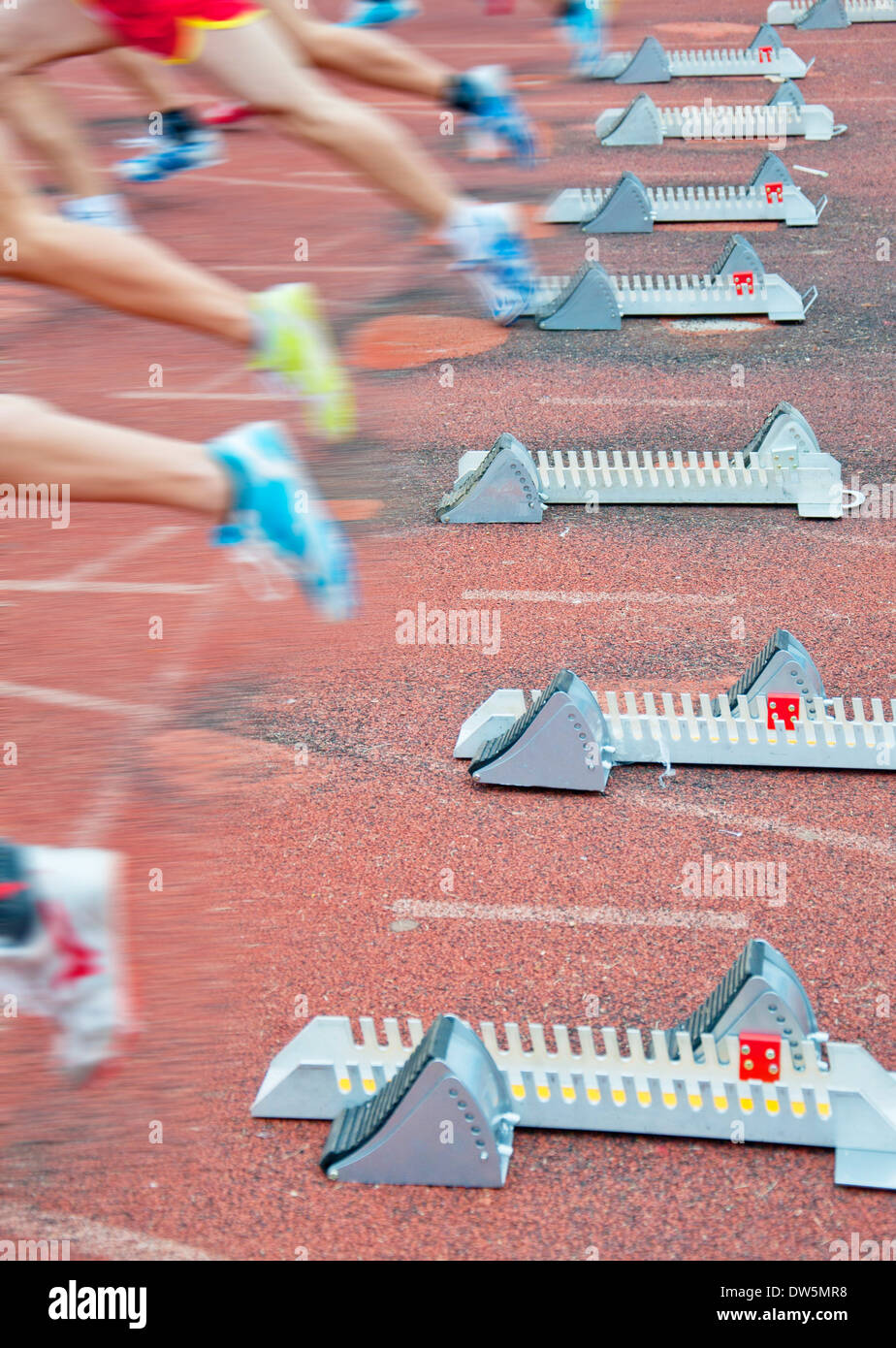 Race track sprint man hi-res stock photography and images - Alamy