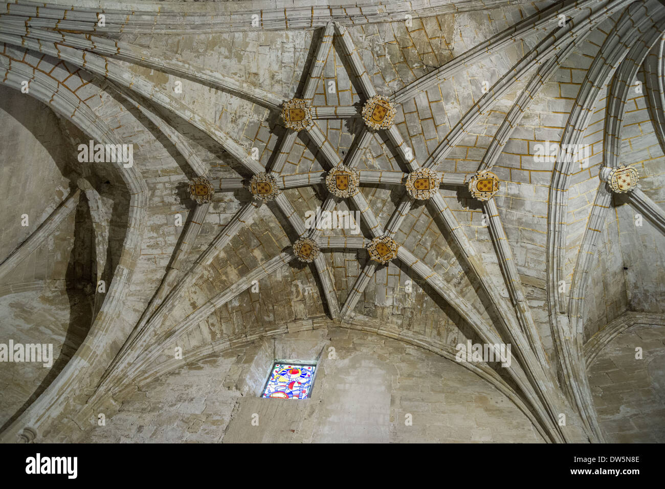 Detail of vault of Cathedral of Our Lady of Grace and Saint Julian of ...