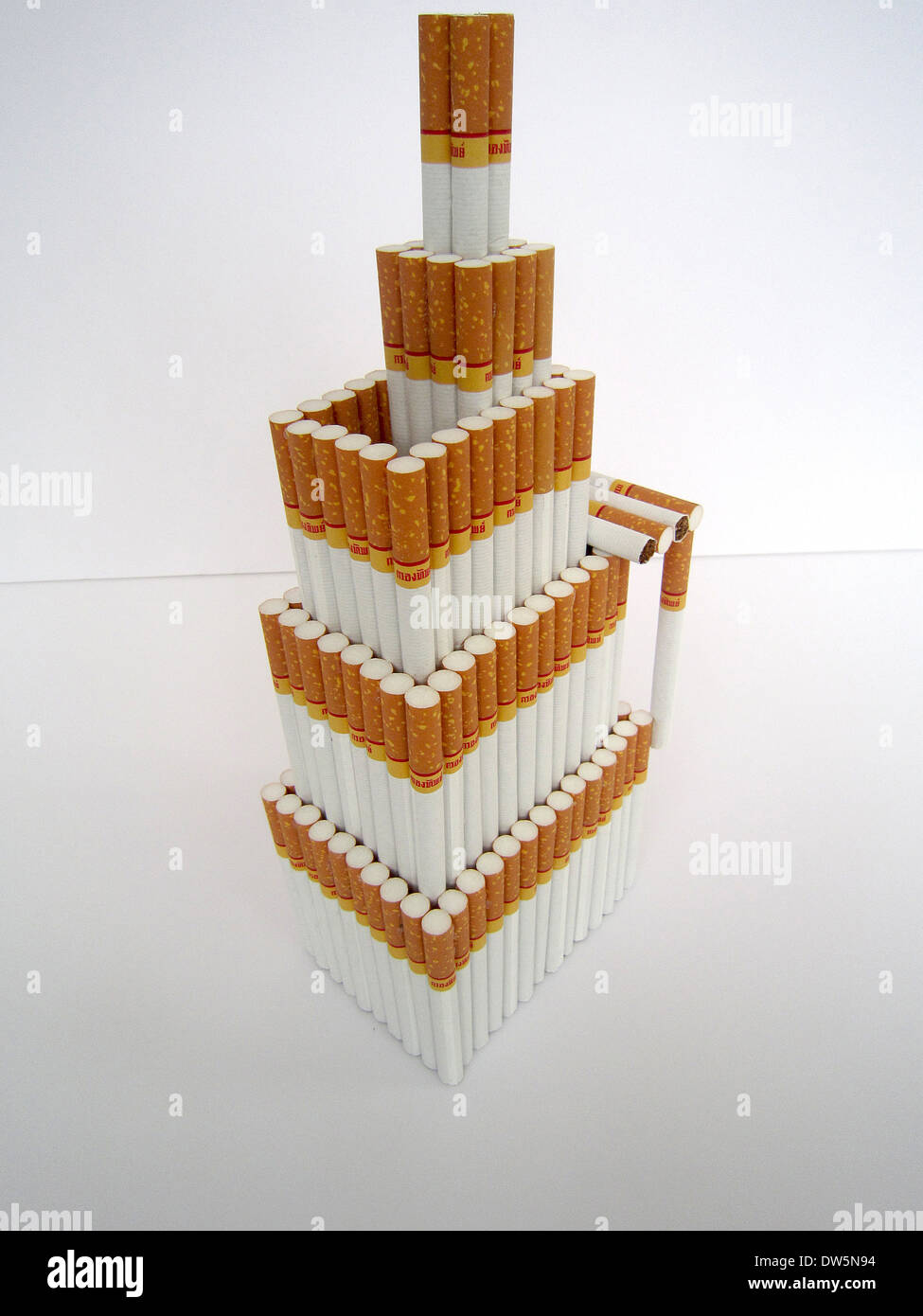 Cigarette Building Models Stock Photo - Alamy