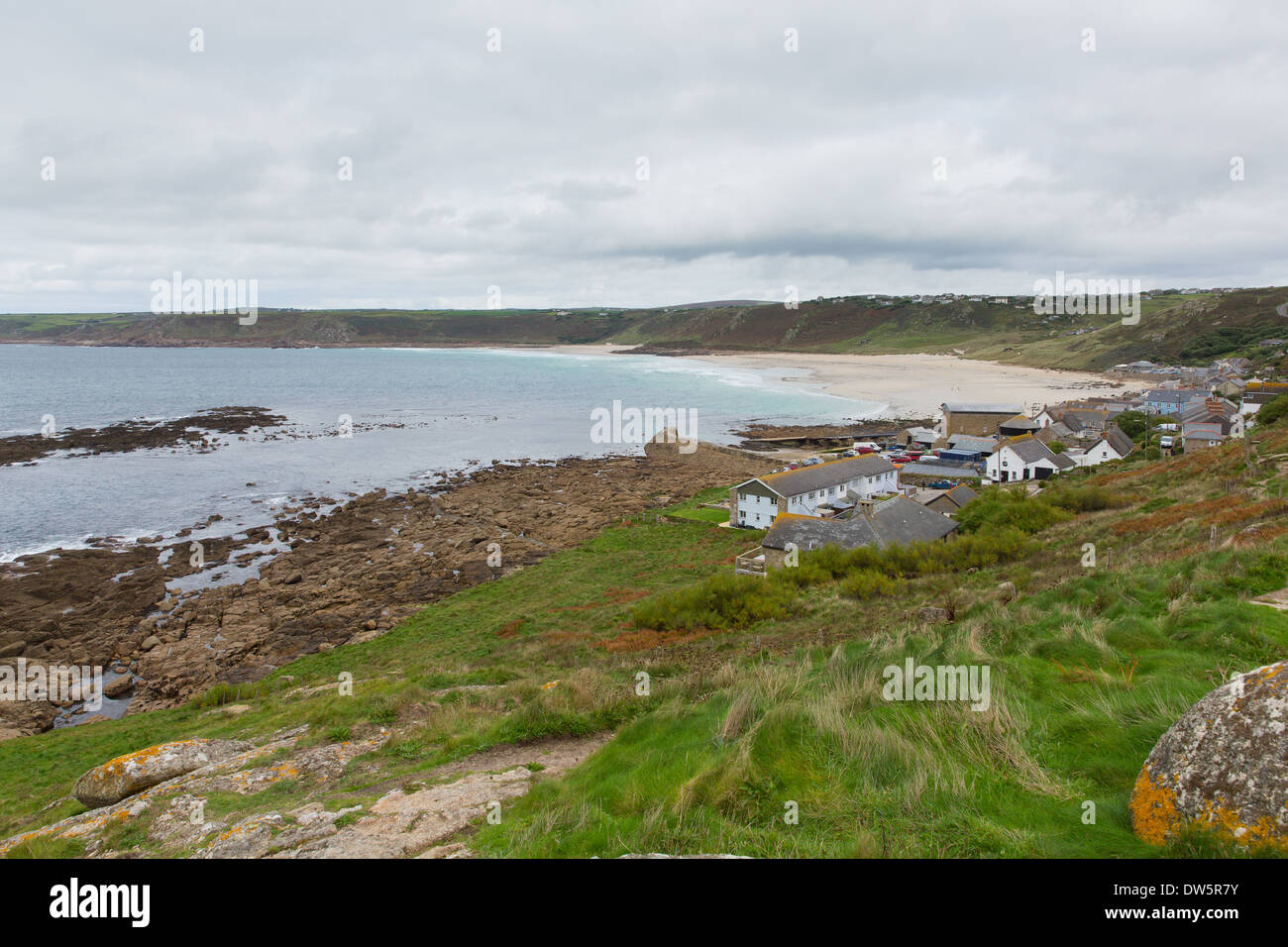 Sennen Cove Cornwall England UK near Lands End on the South West Coast ...
