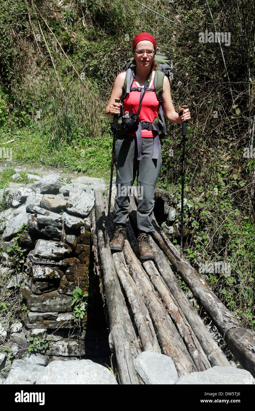 Old lady in river hi-res stock photography and images - Alamy