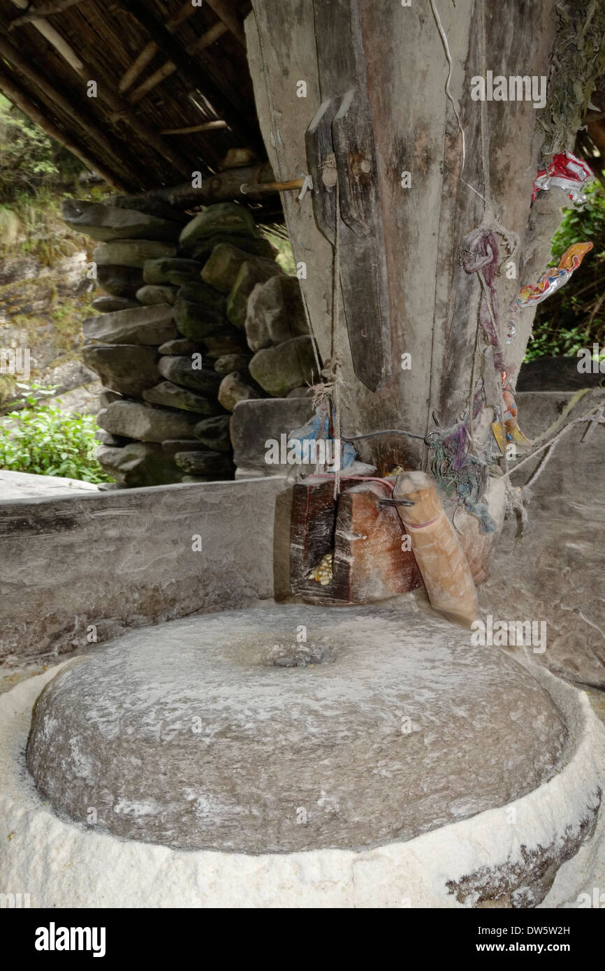 Hydro powered stone grinding hi-res stock photography and images - Alamy