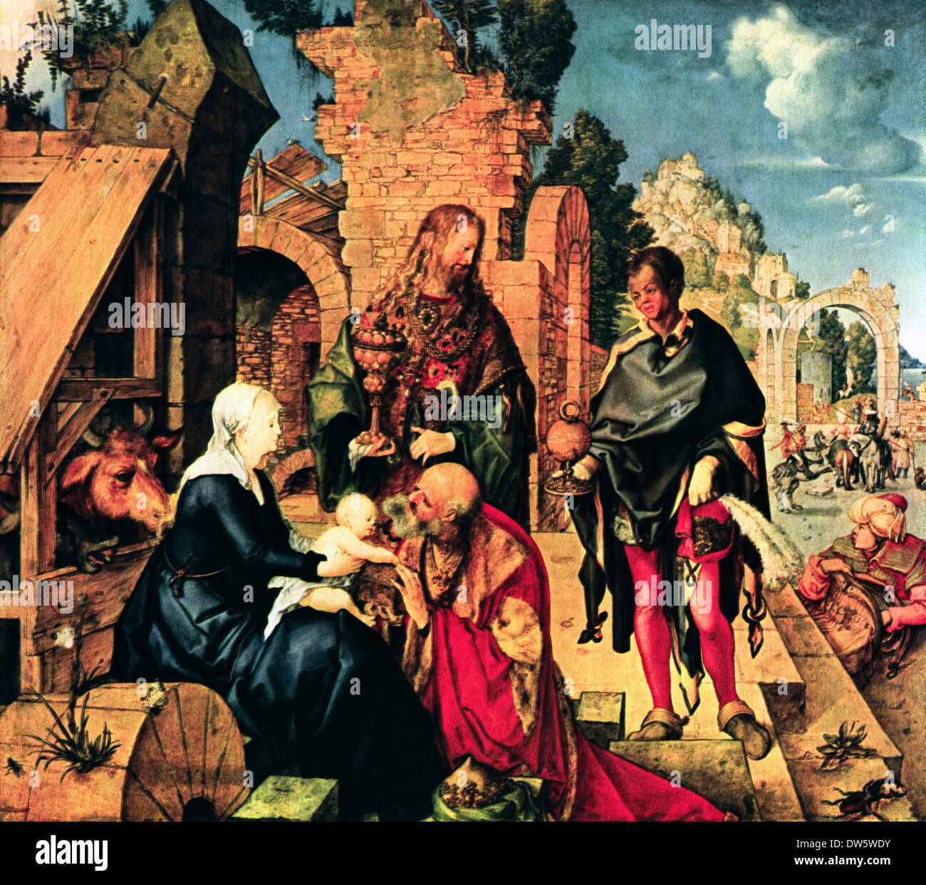 Adoration of the kings of durer hi-res stock photography and images - Alamy