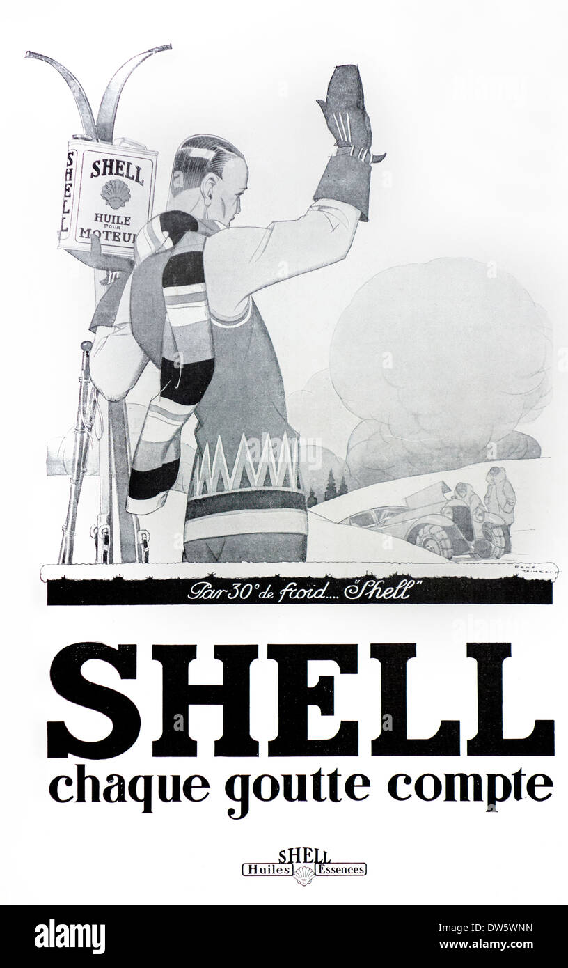 Shell oil advertising hi-res stock photography and images - Alamy