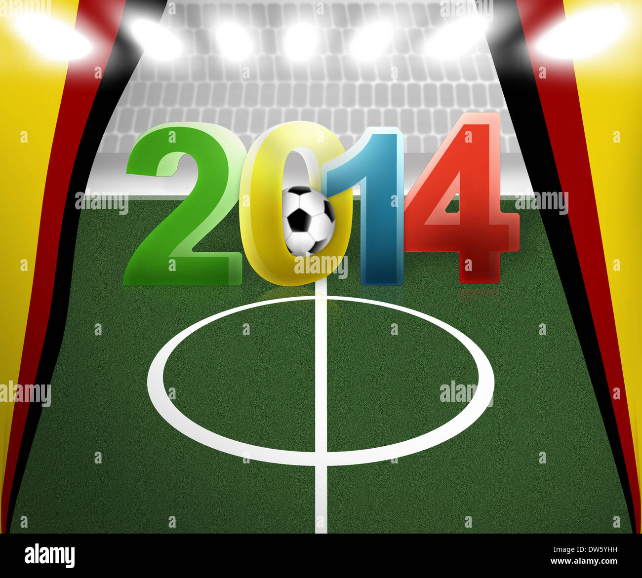 Brazil 2014 logo hi-res stock photography and images - Alamy