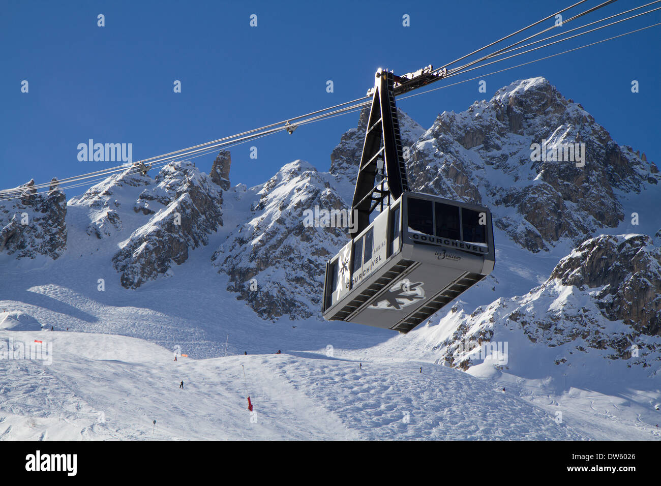 French alps courchevel hi-res stock photography and images - Alamy