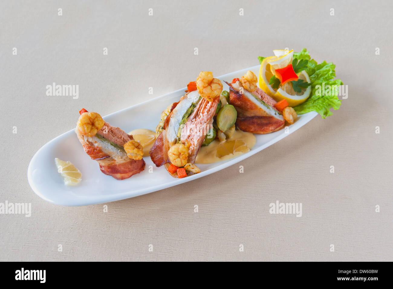 Fish roulade hi-res stock photography and images - Alamy