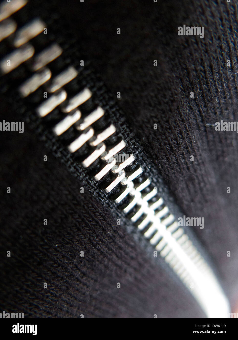 Zip zipper close up hi-res stock photography and images - Alamy