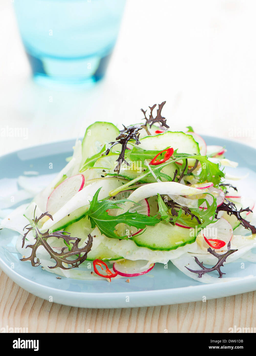 Mixing vegetarian salad summer salad hi-res stock photography and ...