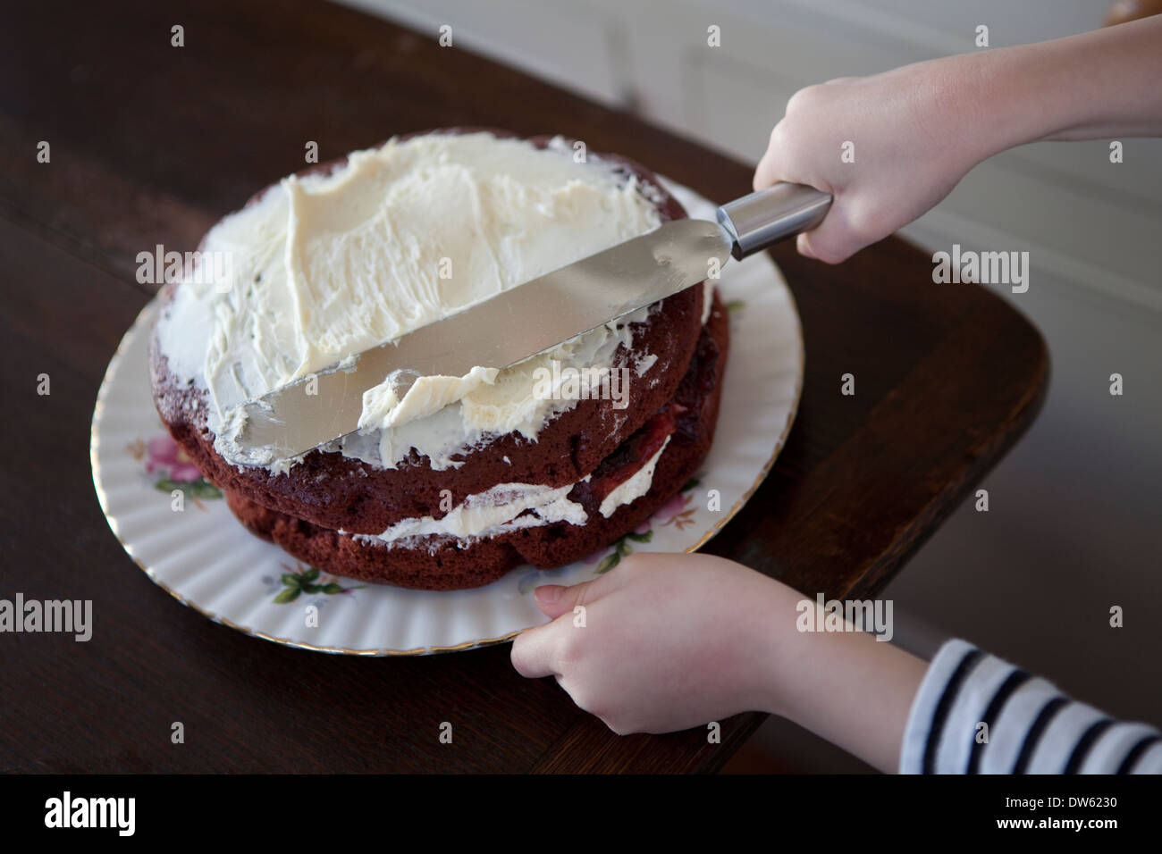 Child boy holding birthday cake hi-res stock photography and images - Alamy