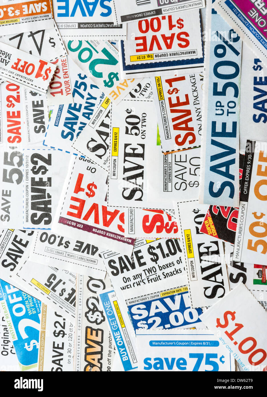 Coupons hi-res stock photography and images - Alamy