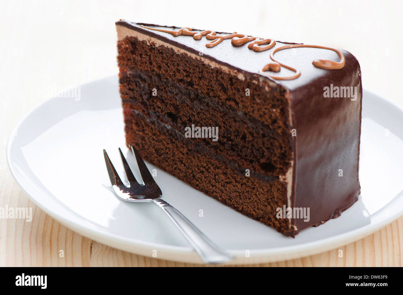 Sacher torte hi-res stock photography and images - Alamy