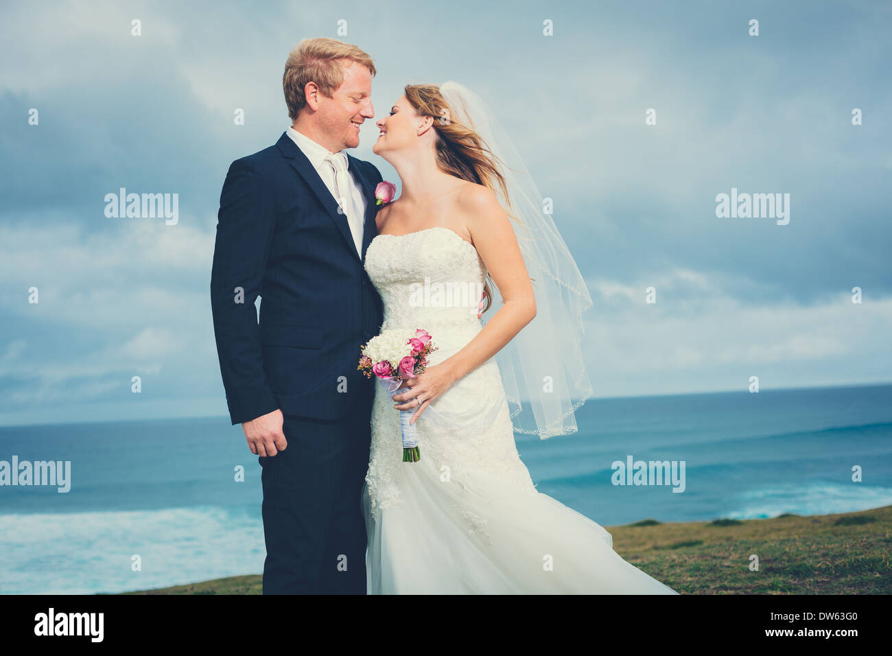 Wedding. Bride and Groom Stock Photo - Alamy